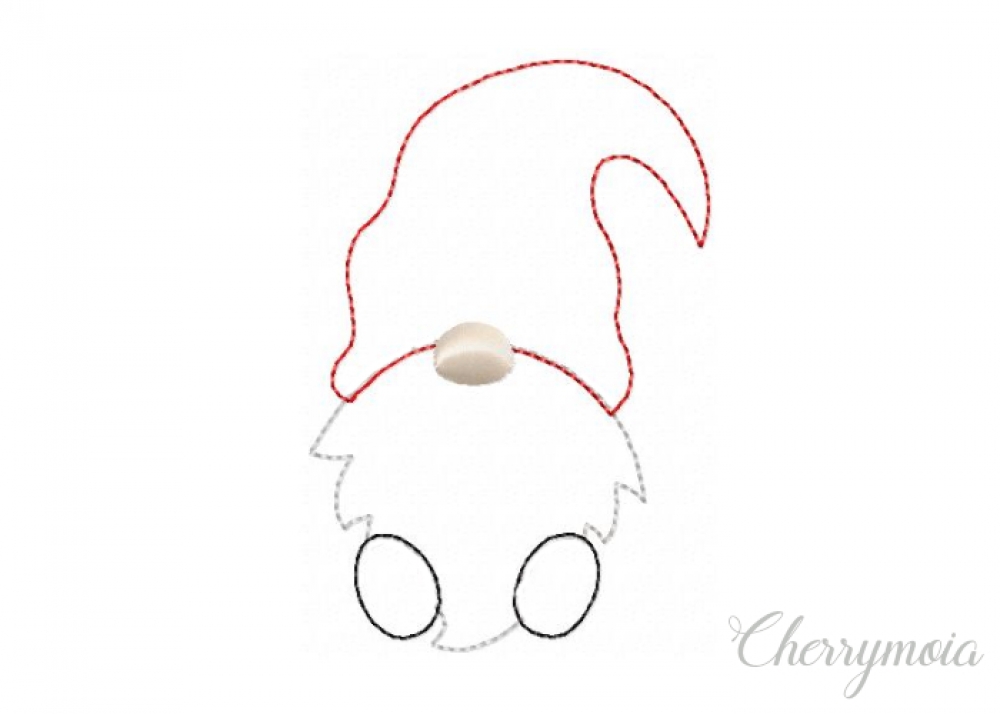 Cherrymoia Shop - Christmas Gnome Doodle